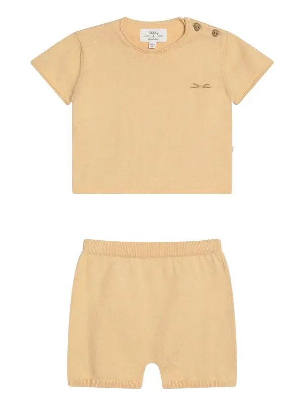 TEDDY & MINOU Cotton Two-piece Set - Metal