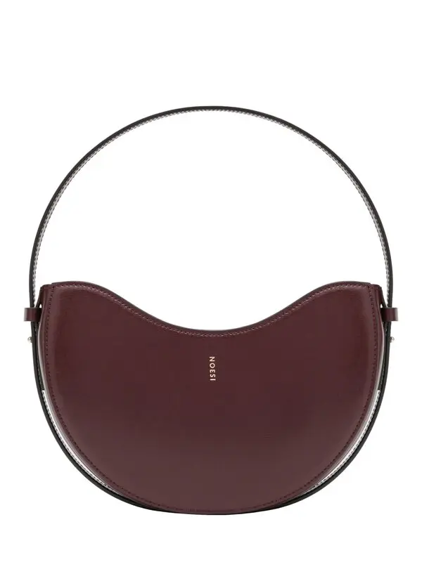 NOESI Ellie Bag In Smooth Leather - Burgundy