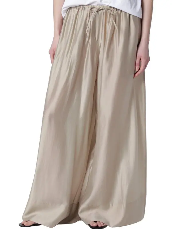 ENTIRE STUDIOS Vento Wide-leg Trousers - Beige