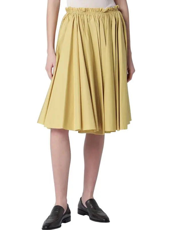 Ami Cotton Skirt - Yellow