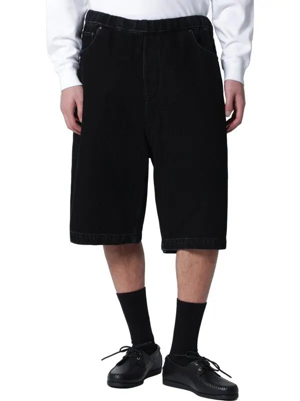 ENTIRE STUDIOS Baggy Bermuda Denim Shorts - Blue