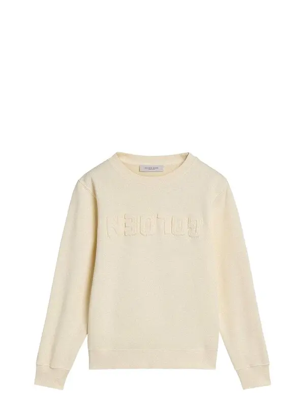 GOLDEN GOOSE Cotton Sweatshirt - White