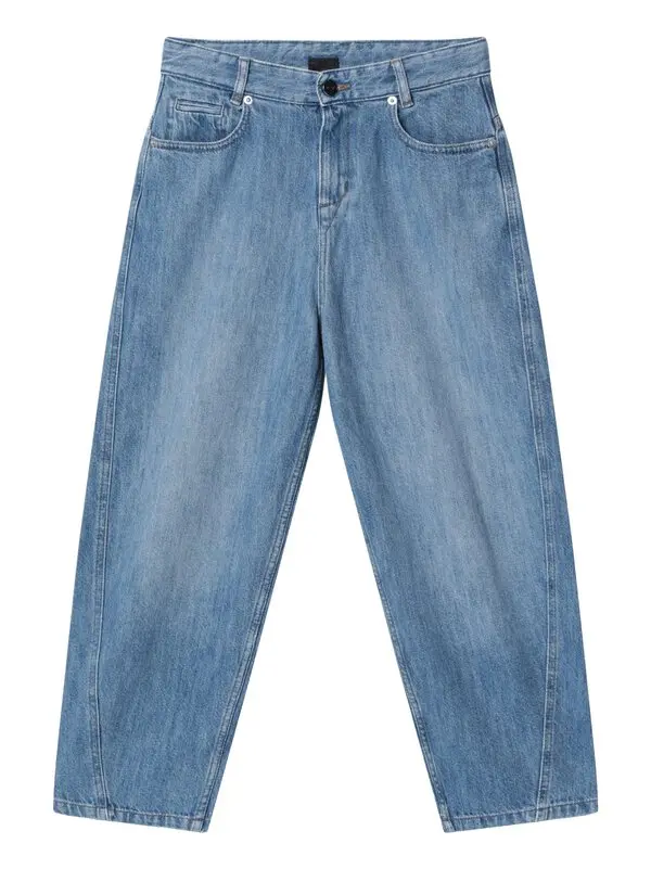 Givenchy Logo Embroidered Jeans - Blue