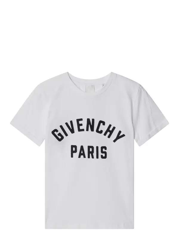 Givenchy T-shirt With Embroidered Logo - White