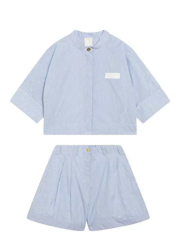 Givenchy Cotton Two-piece Set - Light Blue