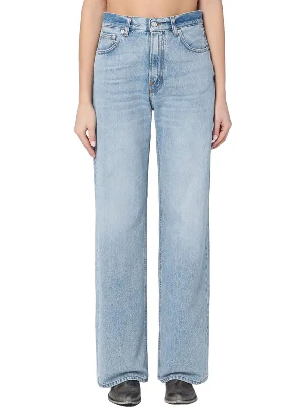 HAIKURE Wide Leg Jeans - Blue