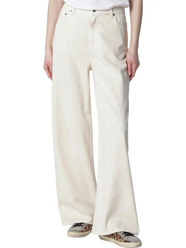GOLDEN GOOSE Wide-leg Denim Trousers - White