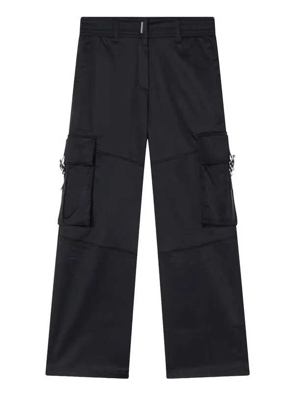 Givenchy Cargo Pants In Cotton Blend - Black