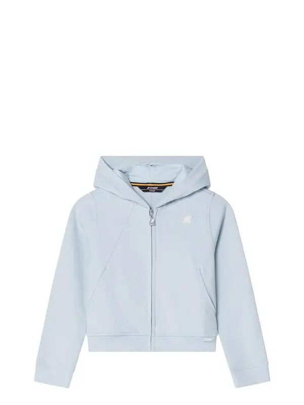 K-WAY Rena Zip-up Sweatshirt - Light Blue
