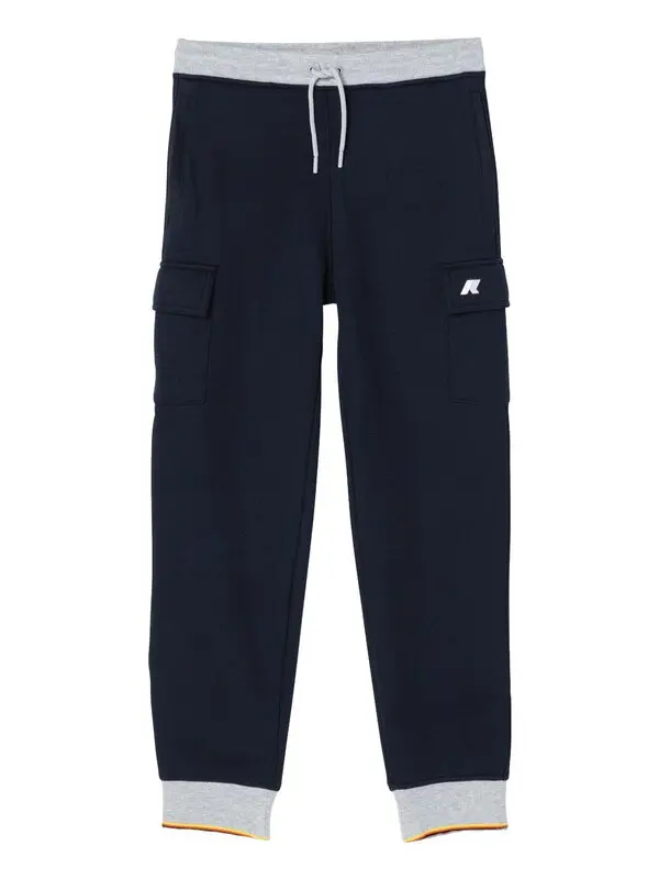 K-WAY Mick Stripes Jogging Trousers - Blue