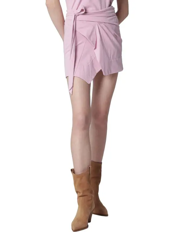 Isabel Marant Berenice Jersey Mini Skirt - Pink