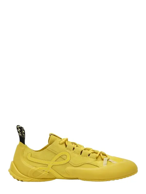 Loewe Grip Suede Sneakers - Yellow