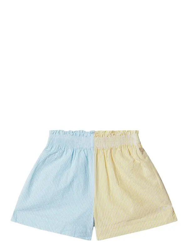 MC2 SAINT BARTH Color-block Striped Shorts - Multicolor