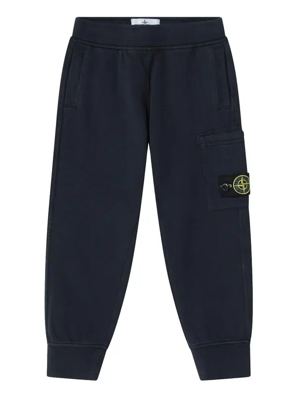 Stone Island Cotton Joggers - Blue