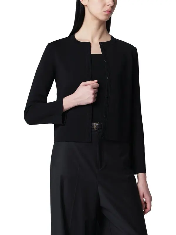 Max Mara Viscose-blend Cardigan - Black