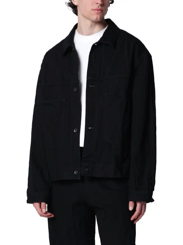Studio Nicholson Cotton Denim Jacket - Black