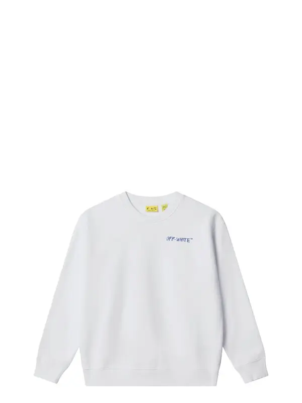OFF-WHITE™ Sweatshirt With Logo Print - White