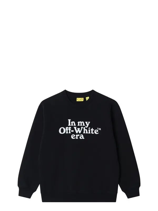 OFF-WHITE™ Sweatshirt With Logo Print - Black