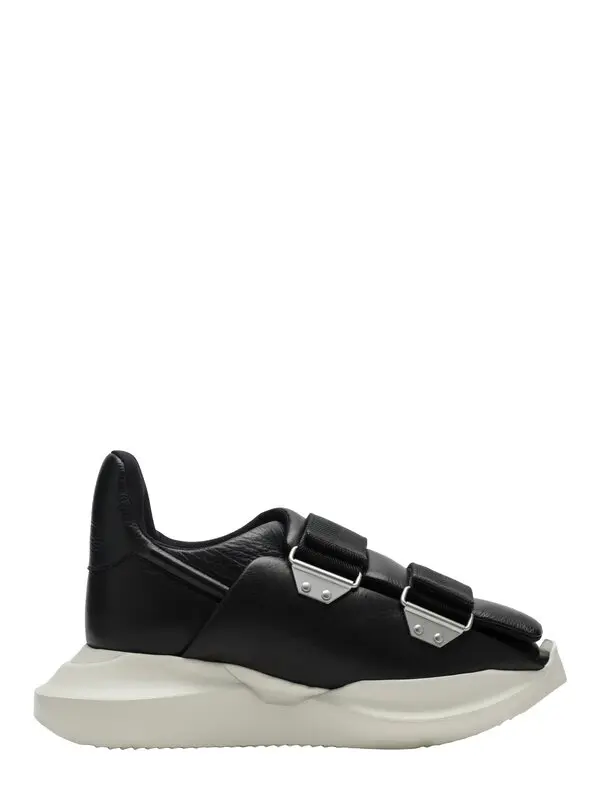 Rick Owens Temple Burrito Geth Leather Sneakers - Black
