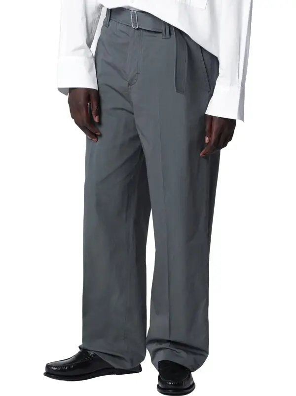 LARDINI Cotton And Silk Trousers - Beige