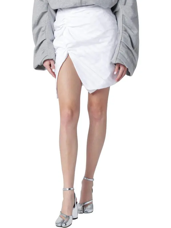 VIVIENNE WESTWOOD Asymmetrical Mini Skirt - White