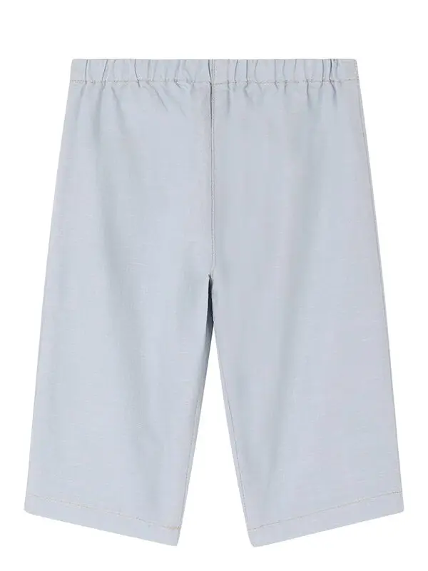 Bonpoint Bandy Chambray Trousers - Light Blue
