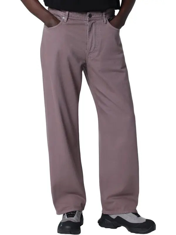 Stone Island Cotton Trousers - Purple