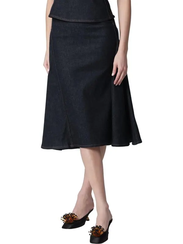 Jacquemus Lavoir De-nîmes Pencil Skirt - Blue