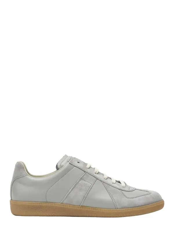 MAISON MARGIELA Replica Leather Sneakers - Grey