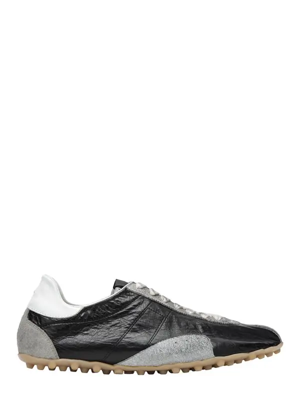 MAISON MARGIELA Sprinters Sneakers In Leather And Vintage Suede - Black