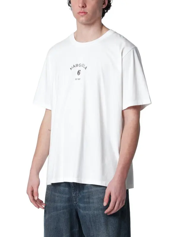 MAISON MARGIELA T-shirt With Logo Print - White