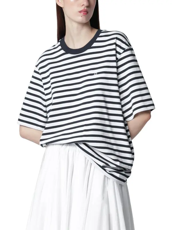 Ami De Coeur Striped T-shirt - Blue