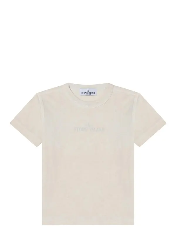 Stone Island T-shirt With Logo - Beige