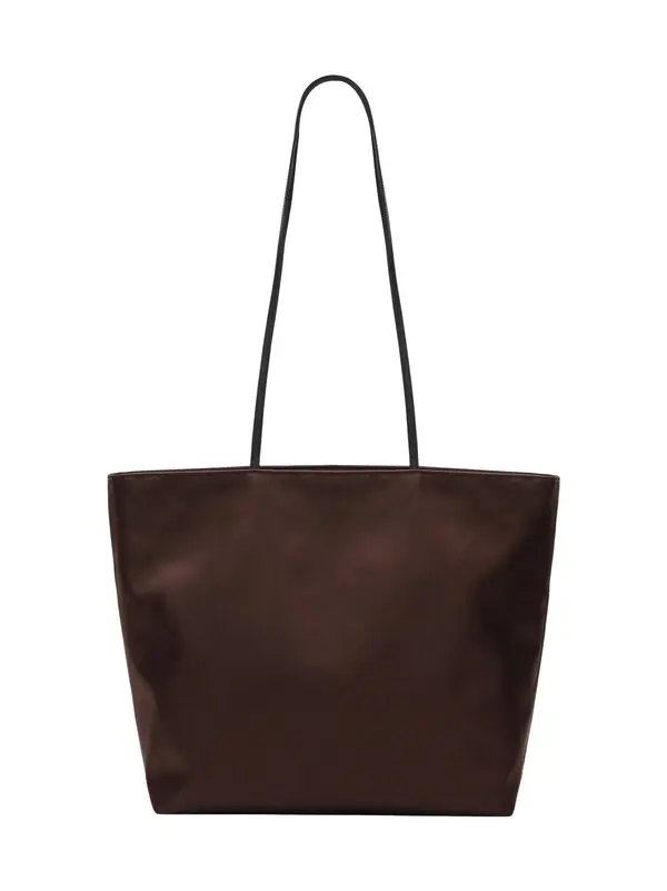 VALESQUE Salome Twill Tote Bag - Brown