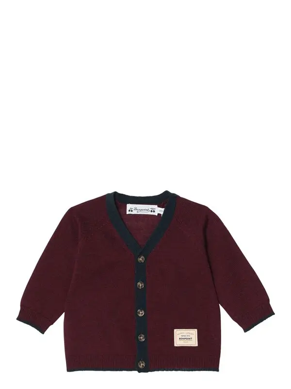 Bonpoint Wool Cardigan - Red