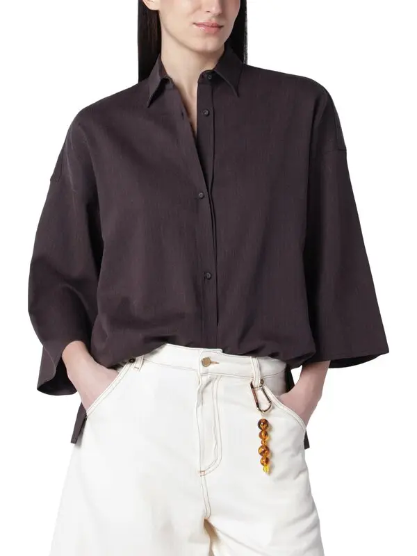 DARKPARK Dora Twill Shirt - Brown