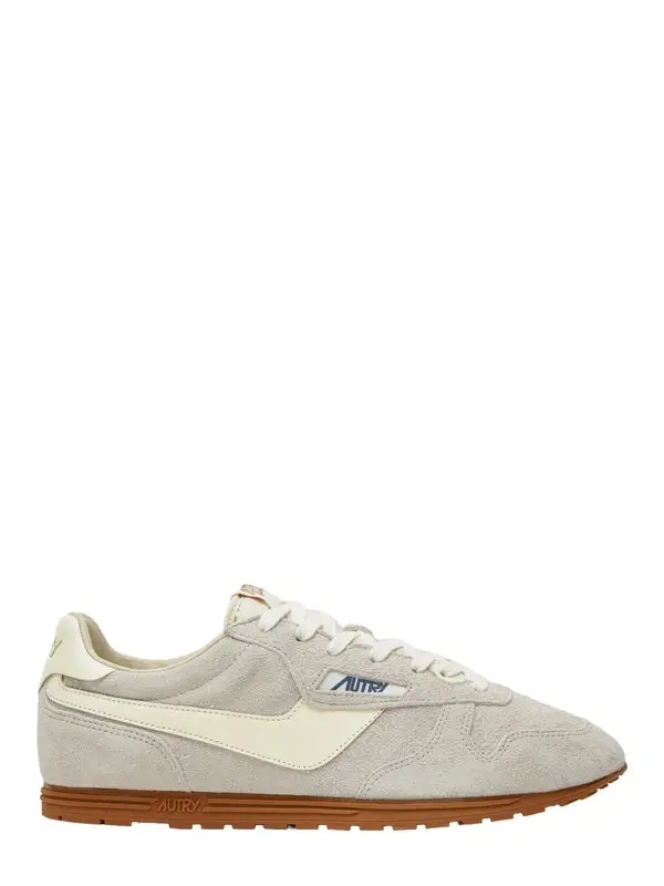 AUTRY Windspin Suede Sneakers - Beige