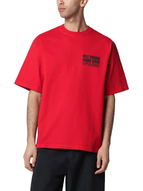 WILLY CHAVARRIA Fashion Service T-shirt - Red