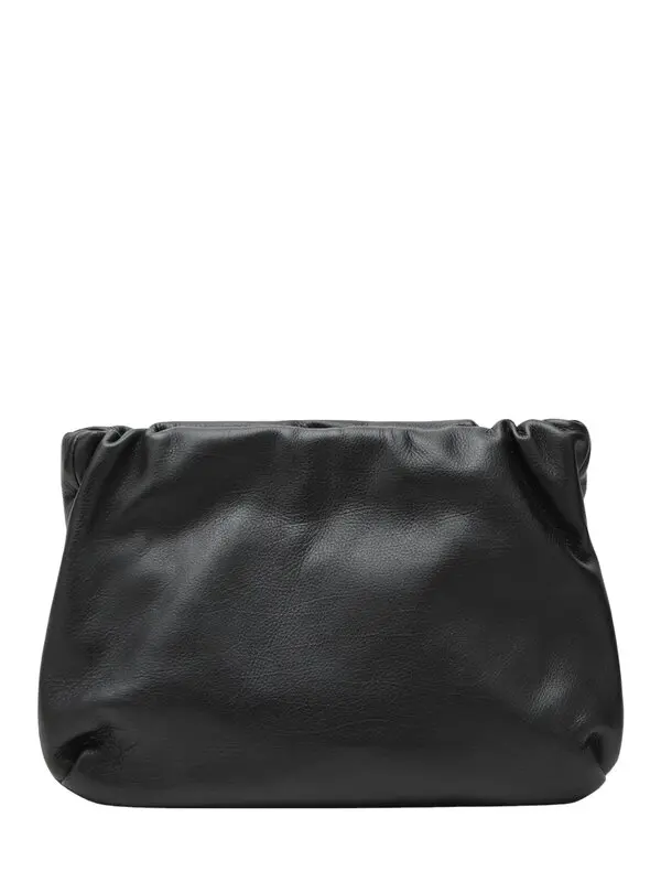 THE ROW 90's Calf Leather Bag - Black