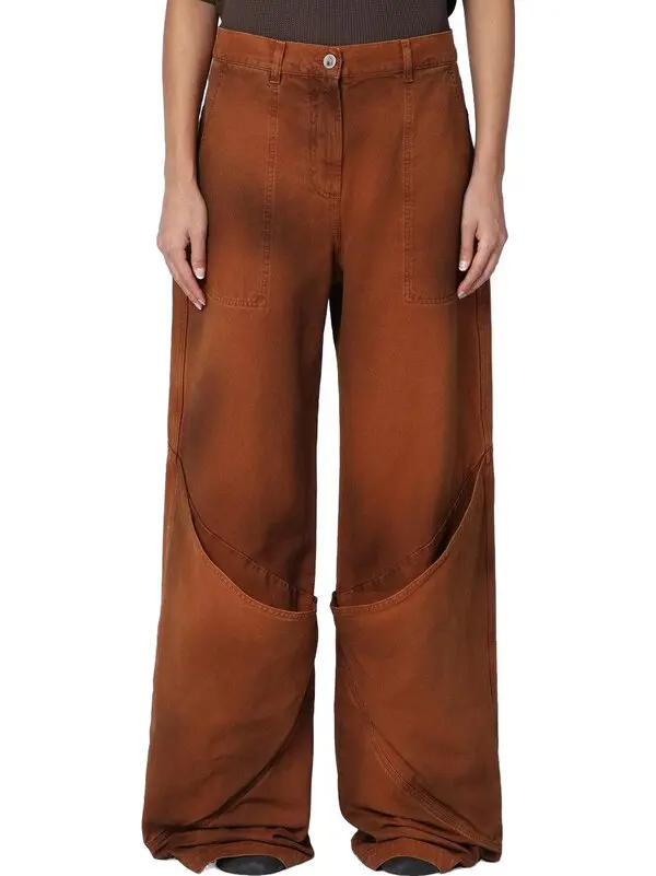 Attico Baggy Jeans - Brown