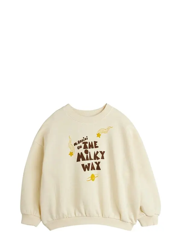 MINI RODINI Milky Way Print Sweatshirt - White