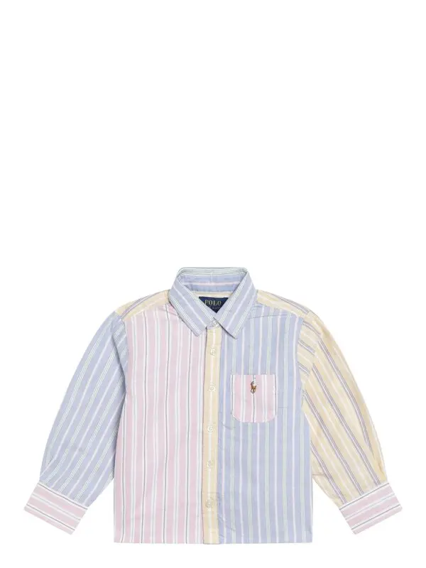 Polo Ralph Lauren Striped Color-block Shirt - Multicolor