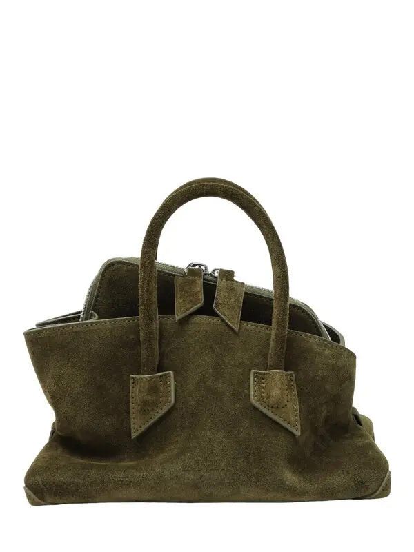 Attico La Passeggiata Mini Suede Bag - Green