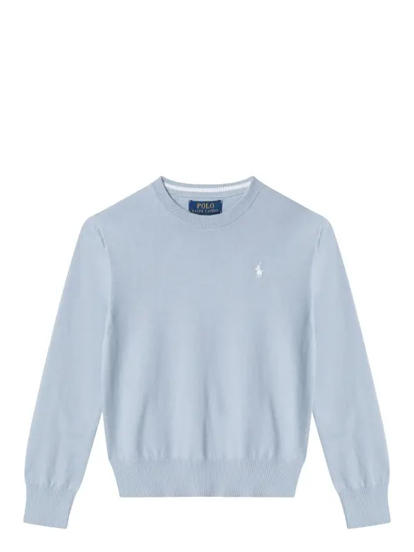 Polo Ralph Lauren Cotton Crew-neck Sweater - Light Blue