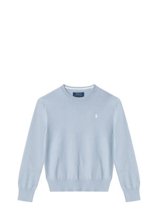 Polo Ralph Lauren Cotton Crew-neck Sweater - Light Blue