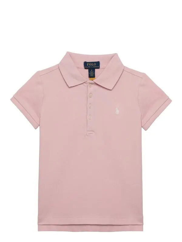 Polo Ralph Lauren Cotton Polo Shirt With Logo - Pink
