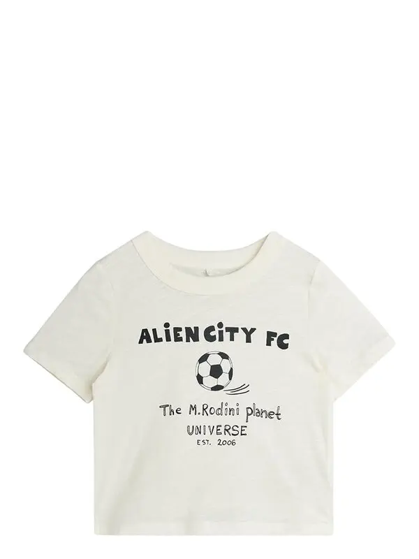 MINI RODINI Alien City Fc T-shirt - White