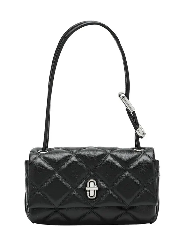 Marc Jacobs Quilted Leather Mini Bag With J Marc Turn-lock - Black