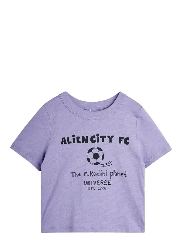 MINI RODINI Alien City Fc T-shirt - Purple