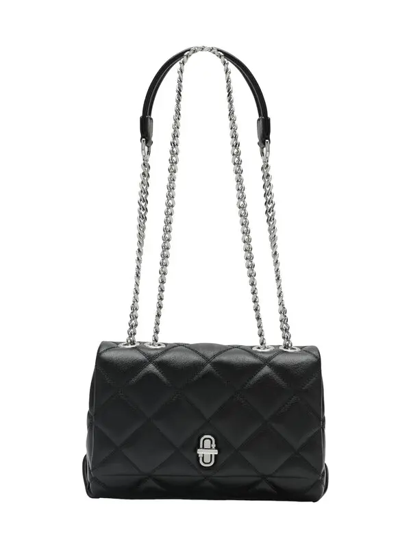 Marc Jacobs Slim Quilted Shoulder Bag - Black